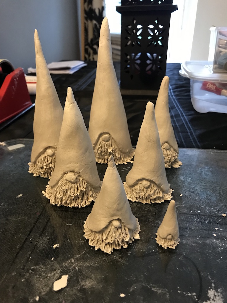 Clay Scandinavian Gnomes